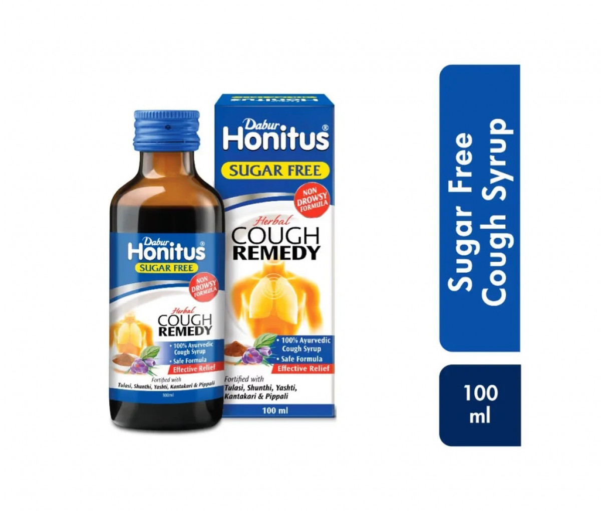 Ayurscape | Buy Dabur Honitus Sugar Free 100ml | Cough Relief